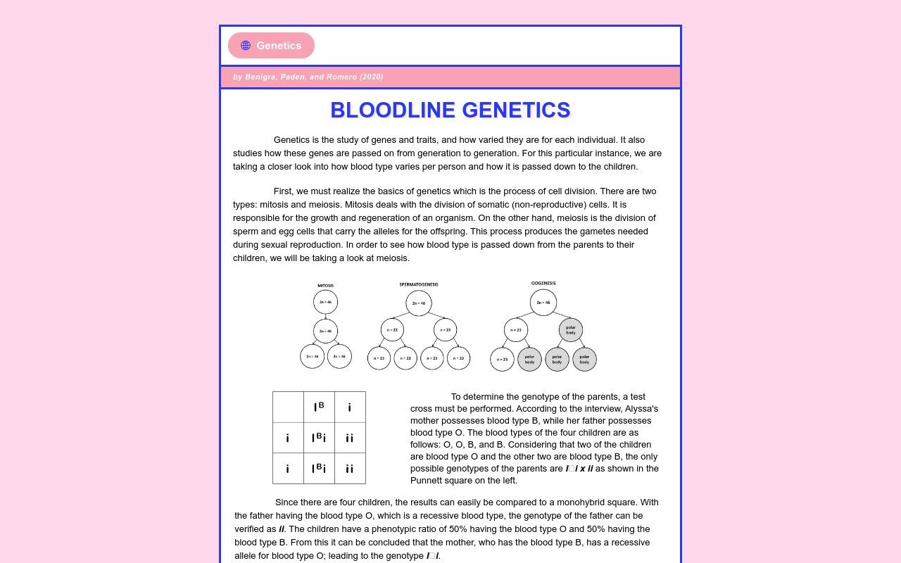 Bloodline Genetics